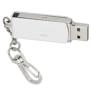 Flash Drive, Zinc Alloy Thumb Stick 360° Rotable Flashdisk with Keychain Compatible with Windows iOS Adriod Laptop Desktop Smartphone (8GB)