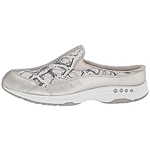 Easy Spirit Women's TRAVELTIME419 Mule, Grey 50, 8 X-Wide