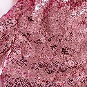 Messy Code Baby Girls Shorts Toddlers Short Sequin Pants Newborn Sparkle Shorts with Bow , Pink, S(12Month)