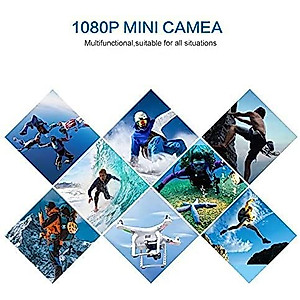 Wireless Camera Mini Hidden Spy Camera Portable Small Nanny Cam Features with Body Pet HD 1080P Camera, Night Vision and Motion Detection for Home Outdoor Office.