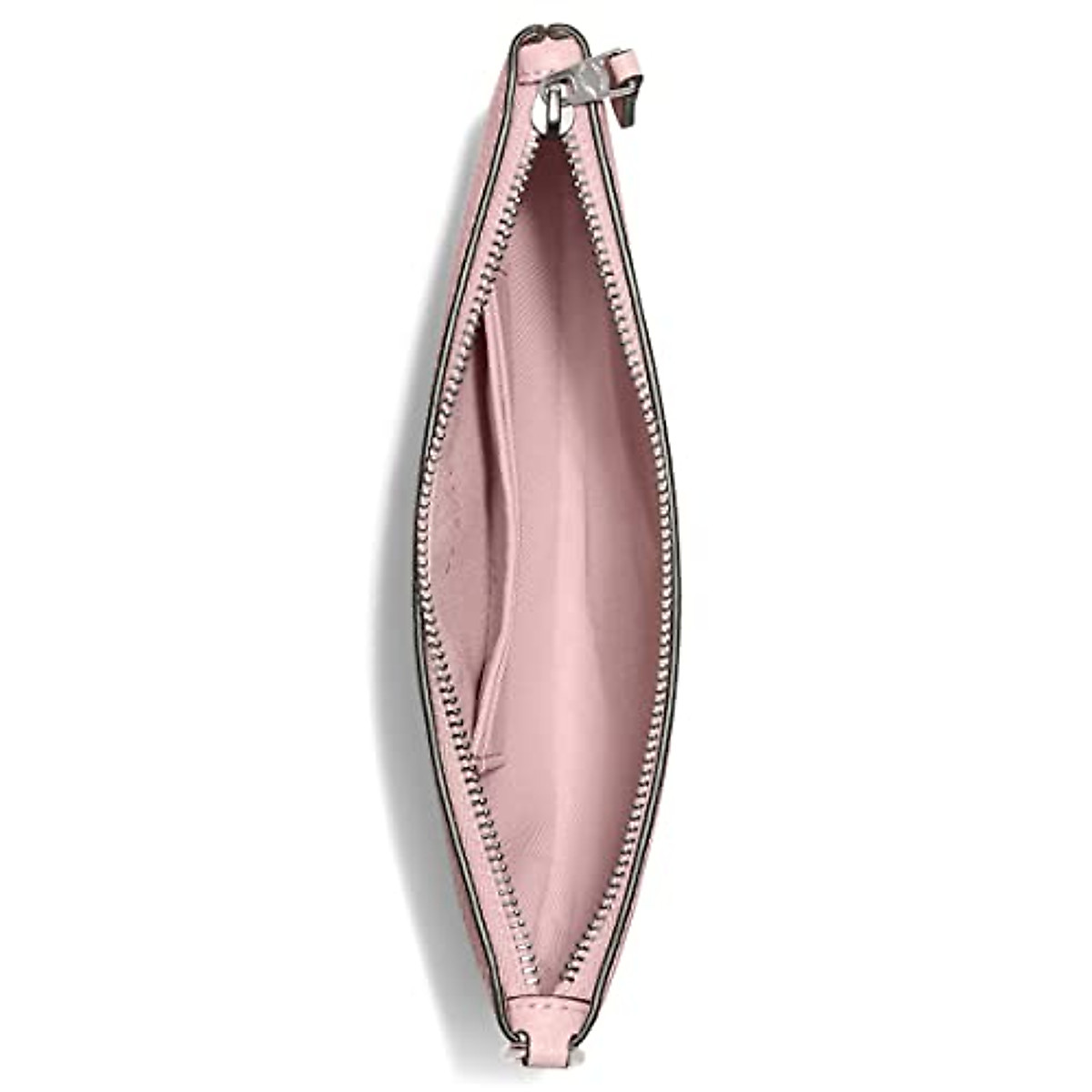 COACH Bunny Graphic Polished Pebble Small Wristlet Powder Pink Multi One Size