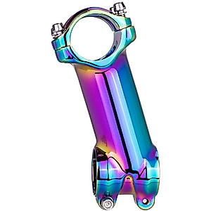 ZECHAO Mountain Road Bike Stem,Polished Colorful 7/17 Degree 60 70 80 90mm High-Strength Lightweight Fit 31.8mm Bike Handlebar XC AM Bike Stem (Color : 7 Degree, Size : 100mm)