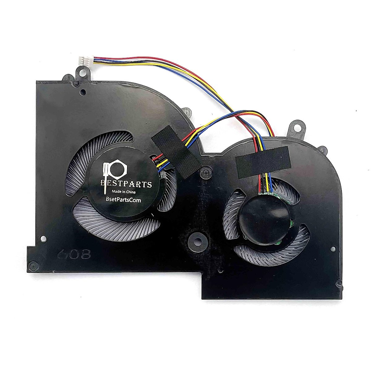 BestParts New CPU+GPU Cooling Fan Replacement for MSI GS65 Stealth Thin, MS-16Q2 P/N: 16Q2-CPU-CW, 16Q2-GPU-CW (Does not fit MS-16Q4 MS-16Q5) Pair Fans
