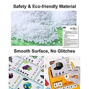 Pup Go Match Letter Game, Spelling Word Games, Educational Early Learning Toys for Age 3 4 5 6 7 8 Year Old Kids, Preschool Toys Board Game Gifts for Boys Girls (Light Blue)