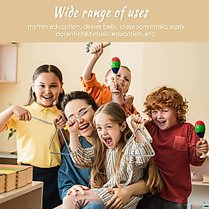 10 Pcs Musical Steel Triangle Percussion Instrument with Striker Rhythm Triangle Instrument Hand Percussion Triangles for Kids Adults (6 Inch)