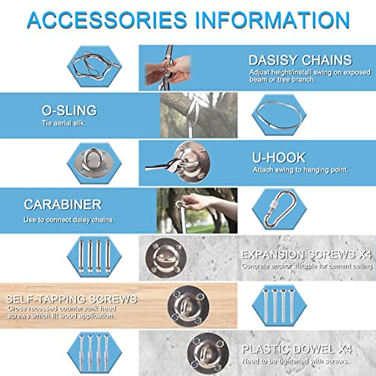 Therapy Sensory Swing for Kids, Indoor Outdoor Special Needs Cuddle Snuggle Swings, Room Ceiling Fabric Blue Dinosaur Hammock for Children Child Boys ADHD, Autism, Aspergers, Sensory Integration