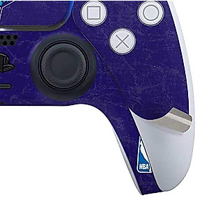 Skinit Decal Gaming Skin Compatible with PS5 Controller - Officially Licensed NBA Charlotte Hornets Distressed-Purple Design