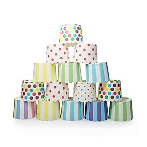 Gabkey Large Paper Cake Baking Cup Cupcake Muffin Cases diameter 6cm,Set of 100