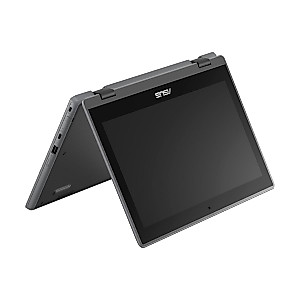ASUS Chromebook Flip CR1 CR1100 11.6" HD 2-in-1 Touchscreen Notebook Computer, Intel Celeron N5100 1.1GHz, 4GB RAM, 32GB eMMC, Chrome OS, Dark Gray