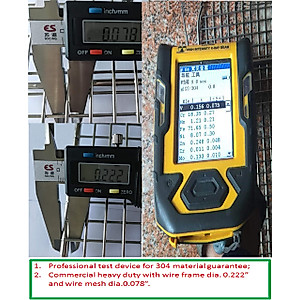 MASTERRACK Jelly Roll Pan Stainless Steel Cooling Rack and Wire Grate Heavy Duty (10"X14.75"X0.7")