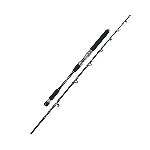 EatMyTackle Big Daddy Jigging Rod | Saltwater Fishing Rod (30-50lb Moderate/Heavy Action, 2pc)