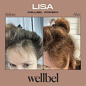 WELLBEL Women + Clean Supplement for Hair, Skin, and Nails, Vegan, Gluten Free, Non GMO 90 Count