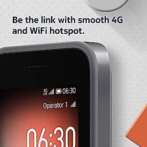 Nokia 6300 4G TA-1324 4GB GSM Unlocked Dual Sim Phone - Light Charcoal