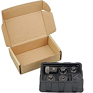 KAIFNT K351 Low Profile Impact Socket Adapter and Reducer Set, Chrome-Moly Steel, 5-Piece