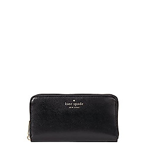 Kate Spade New York Staci Large Continental Leather Wallet Black