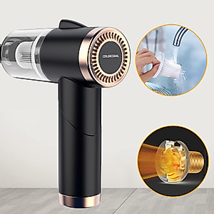 COLORCORAL Computer Vacuum 4000mAh Rechargeable 5000Pa High Power Handheld Vacuum Cleaner for Keyboard Cleaning and Computer Dusting Auto Interior Detailing Car Vacuum Cleaning Kits