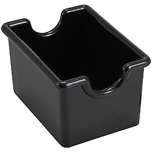 Winco 12-Piece Black Sugar Packet Holder