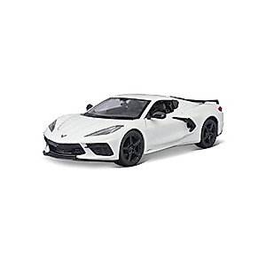 Maisto 1:24 Assembly Line 2020 Chevrolet Corvette Stingray Coupe, White