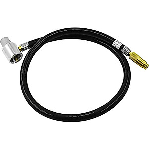 GUOFALDE 12 PSI Pressure Regulator, Replacement for Coleman Classic Power Pack, Tabletop Propane Stove, with 3 Feet Extension Tube Hose Adapter Connect 1LB Bottle