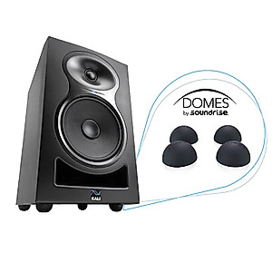 Soundrise Domes Isolation Pads - Sound Dampening & Anti-Vibration Silicone Feet - Audio Isolation Feet for Subwoofers, Speakers & Turntables - Peel & Stick, Durable Class-A Silicone, Non-Slip (4-Pack)