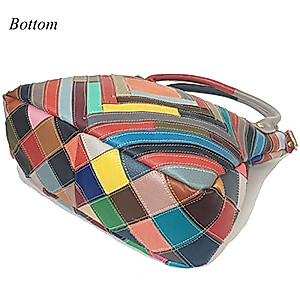 Poopy Women Purses and Handbags Shoulder Bags Ladies Designer Top Handle Satchel Tote Bag (multicolored)