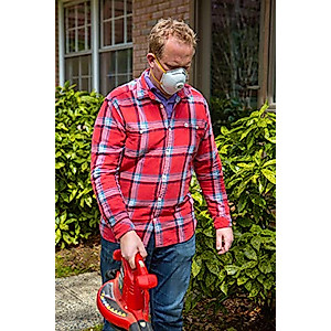 9116 Particulate Respirator Dust Mask with Valve, Two-Strap Cup Style Design, Lightweight with Cushioning Nose Foam, NIOSH Approved 10 Masks