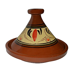 Moroccan Cooking Tagine Handmade 100% Lead Free Safe Large 12 inches Across Traditional