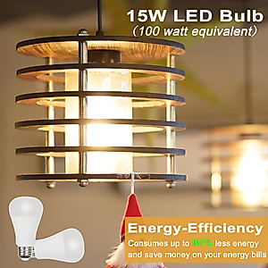 GREENIC 15 Watt Led Light Bulb, Small A19 E26 Base Led Bulbs 100 Watt Equivalent, 3000K Warm White Lightbulb, 120V 15W 1600lm Soft Light Bulbs for Home, Indoor, Outdoor Lighting, 2 Pack