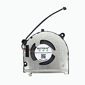 QUETTERLEE Replacement New Laptop CPU+GPU Cooling Fan for Lenovo ThinkBook 14S-IWL 14S-IML K4-IWL S540-14IWL 6Pro-14IWL Series DFS5K123043630 FLDU DFS150305180T FL05 DC5V 0.5A Fan