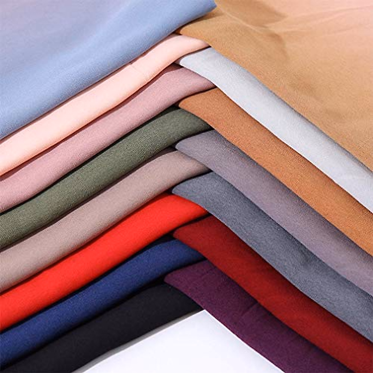 Yeieeo Muslim Women's Gradient Scarf for Hijab Ombre Chiffon Head Wrap Travel Sunscreen Beach Cover Wrap Scarves (Purple)