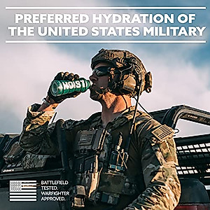 HOIST Premium Military Hydration Electrolyte Drink, Powerful IV-Level Hydration, Clinically Proven Performance Drink, Peach Mango, 16 Fl Oz (Pack of 12)