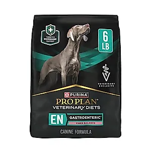Pro Plan Veterinary Diets Purina EN Gastroenteric Fiber Balance Canine Formula Dog Food Dry - 6 lb. Bag