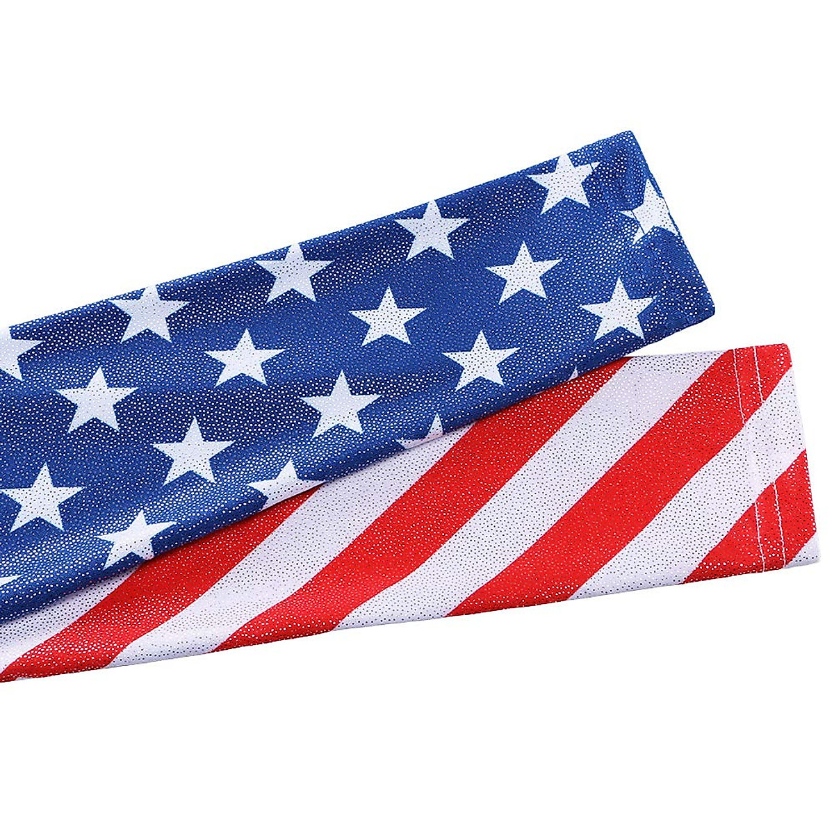 Gymnastics Leotards for Toddler Girls Patriotic Sparkle Red Blue Athletic Dancewear B146_US_8A