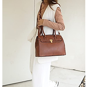 MKF Collection Satchel Bag for Women’s Crossbody Tote Handbag Top-Handle Purse