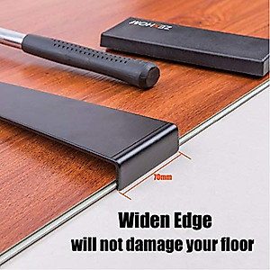 ZEXHOM Professional Laminate Wood Flooring Installation Kit with 40 Spacers, Upgraded Tapping Block, Widen Pull Bar and Heavy Duty Mallet