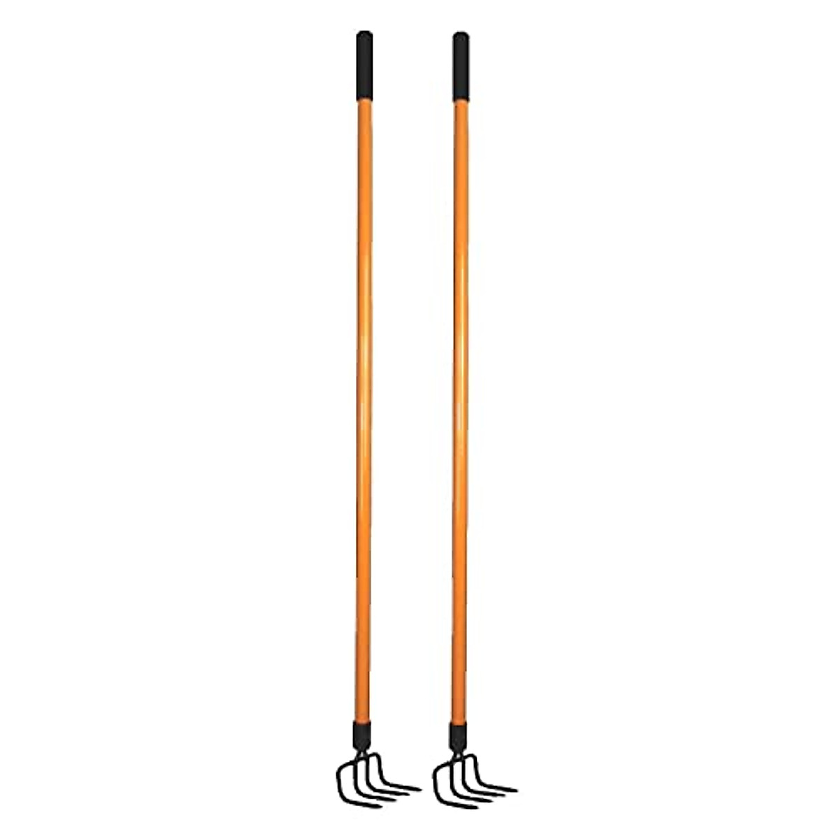 Garden Cultivator (2 Pack)– Sturdy Hand Tiller/Cultivator – Heavy Duty Blade for Digging, Loosening Soil and Weeding – Equipped with Rubber Grip Handle for a Strong Hold – Rust Resistant
