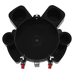 Feya Rolling Bucket Dolly Heavy Duty Multifunctional Rolling Dolly with 5 Swivel Casters Construction