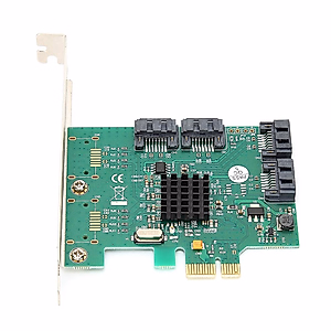 Hard Disk Expansion Card,Hard Disk Expansion Card PCIE SATA? 88SE9215 Portable Computer Accessories 6Gbps 2.0?Channel,Hard Drive Controller Card