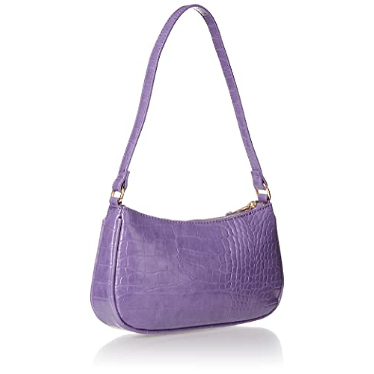 The Drop Women's Melanie Small Shoulder Bag, Dark Purple, One Size
