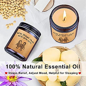 Best Friend Birthday Gifts for Women Men Sister, Unique Friendship Bday Candle Present for Female Her Bestie BFF Long Distance Relationship Girlfriend, Fun Anniversary Ideas (friend-nuts)