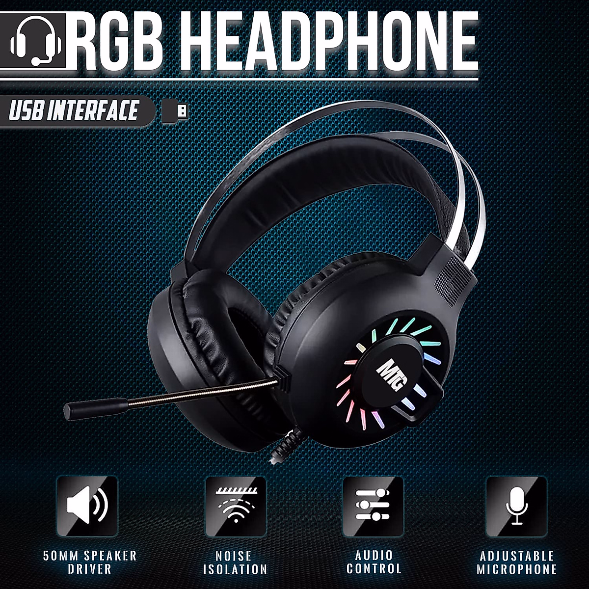 TechMagnet Gaming Desktop PC, Intel Core i7-4770, Zeus, GT 1030 Graphics, 16GB RAM, 1TB SSD, RGB Keyboard Mouse, RGB Headphone, Webcam, Win 10 Pro (Renewed)