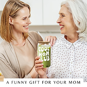 Gifts for Mom from Daughter Son - Mom Wife Gifts for Christmas, Mom Christmas Gifts, Christmas Gifts for Mom - Mom Birthday Gifts, Birthday Gifts for Mom - New Mom Gifts for Women - 20 Oz Can Glass