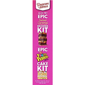 Duncan Hines Epic Kit, Cookie Dough Cookie Mix Kit, 22.19 oz, 22.187 oz