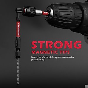 25-piece Torx Bit Set, 1''&2.5'' Security Tamper Proof Torx Impact Screwdriver Bits, T5-T40 CNC Machined Magnetic Tips, S2 Steel Star Bit, High Torque Strength Precision Tools with Storage Box