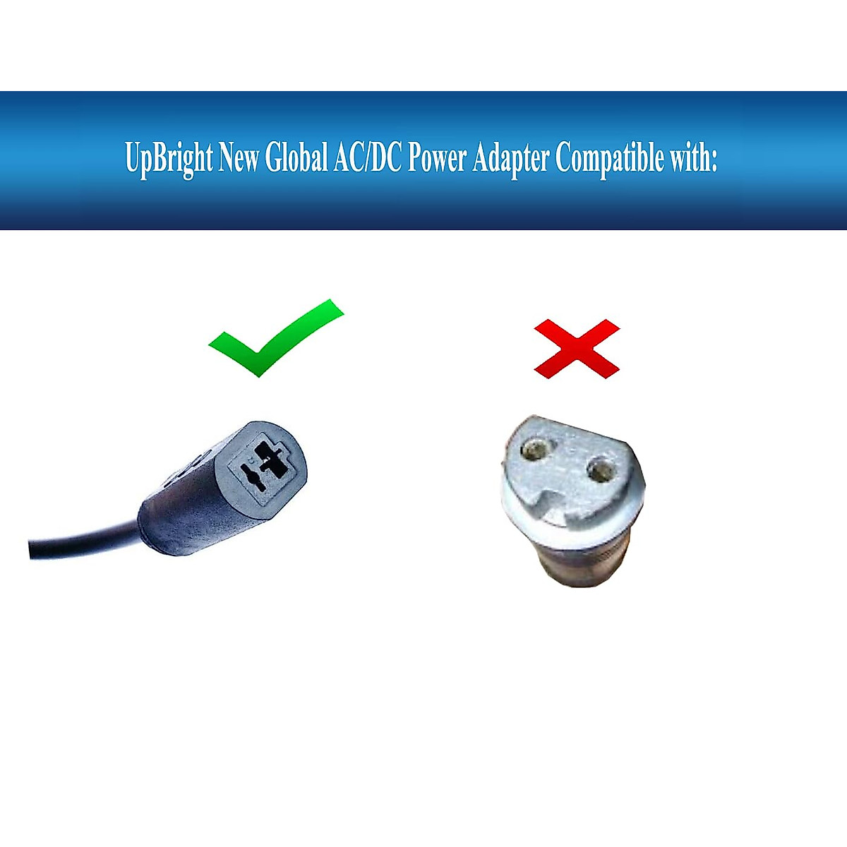 UpBright 2-Prong 4.5V AC/DC Adapter Compatible with YB YB052-0450200U-2A Christmas Tree Dongguan YouBei Electronics Co Ltd DC4.5V 200mA 2000mA 4.5VDC 5VDC 5V 0.2A 1A 2A Class 2 Power Supply Charger