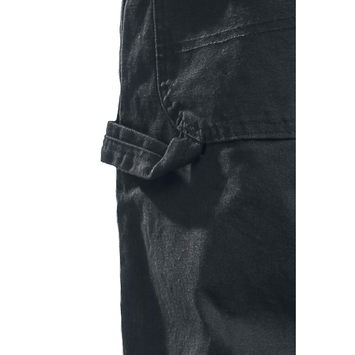 Dickies Men's Relaxed Fit Straight-Leg Duck Carpenter Jean, Black, 34W x 30L