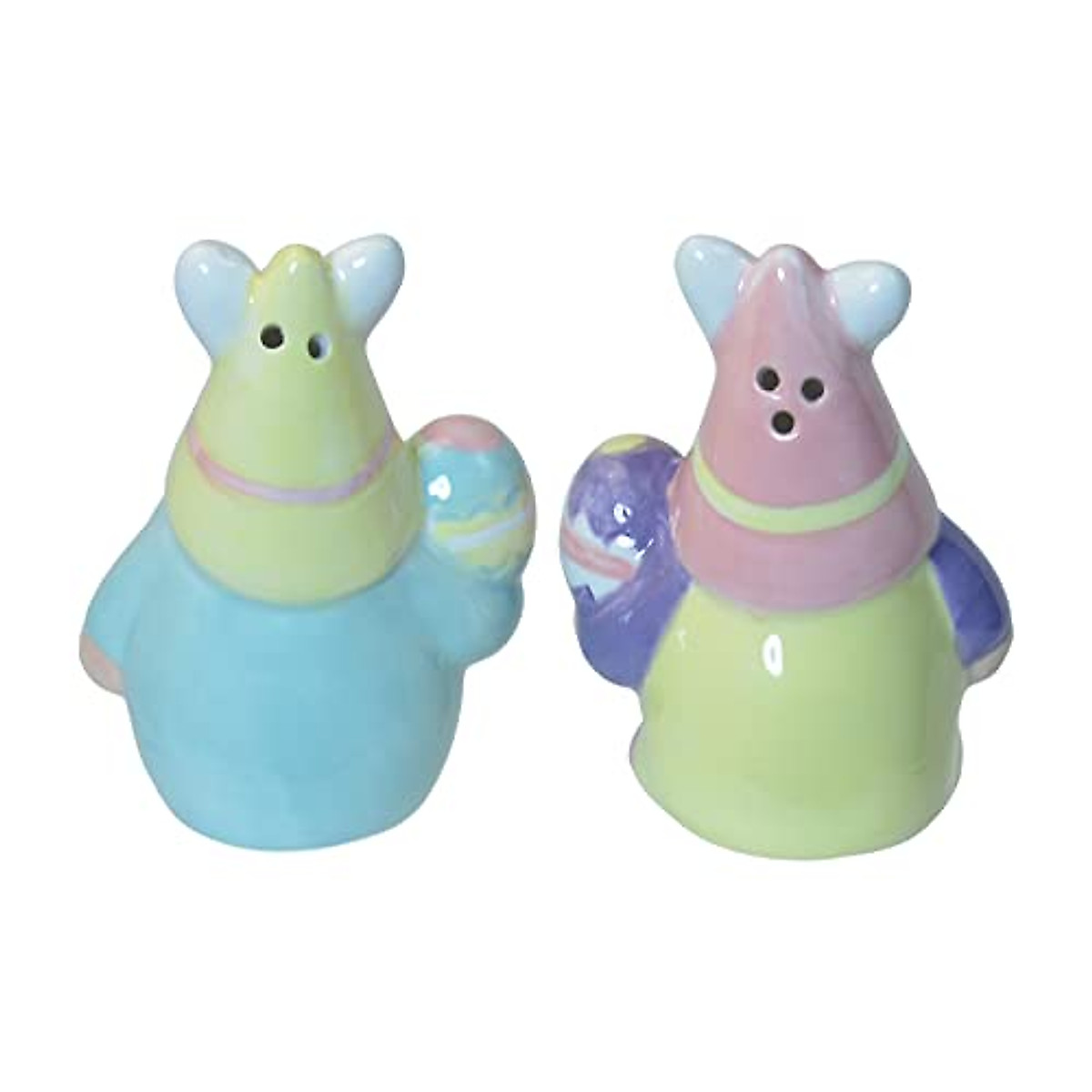 Transpac TS00108 Dolomite Salt and Pepper Shakers, Easter Bunny Gnomes