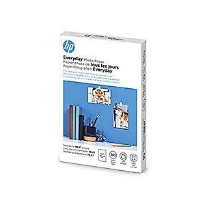 HP Everyday Photo Paper, Glossy, 4x6 in, 100 sheets (CR759A)
