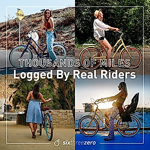 sixthreezero EVRYjourney Steel Women's Step-Through Touring Hybrid Bike, 1/3/7/21 Speed 26" Bicycle, Multiple Colors