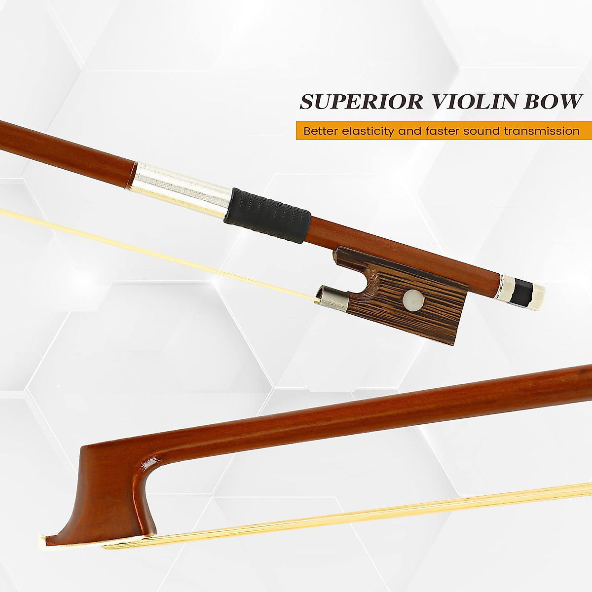 Asmuse Full Size 4/4 Violin Kit, Premium Solid Wood Starter Violin with Bow Case for Beginner Adult Children (Blue)